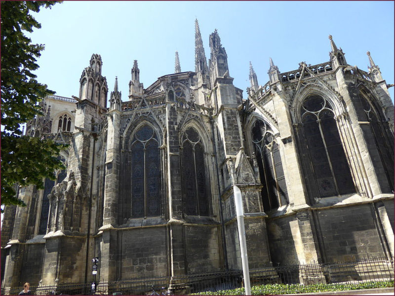 L'architecture de la ville de Bordeaux en France